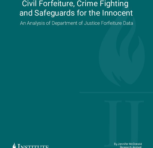 Civil Forfeiture, Crime Fighting and Safeguards for the Innocent ...
